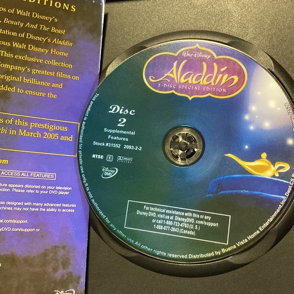 Disney | Media | Disneys Aladdin 2disc Special Edition | Poshmark